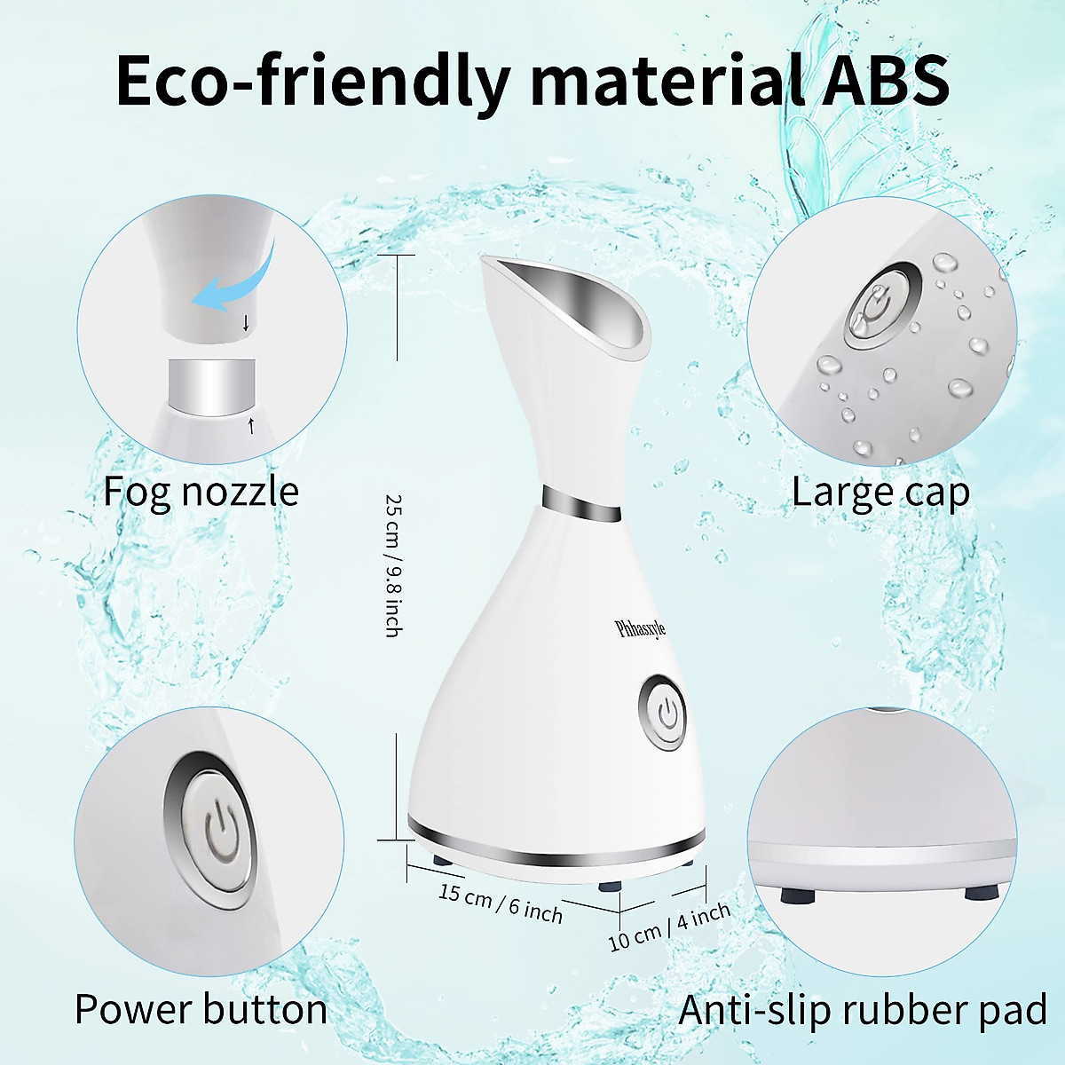 Face Humidifier,Skin Care Tools,Face Steamer for Facial,Facial Tools,Beauty Tools,Facial Steamer for Facial Feep Cleaning,Vaporizador Facial,Self Care Gifts for Women