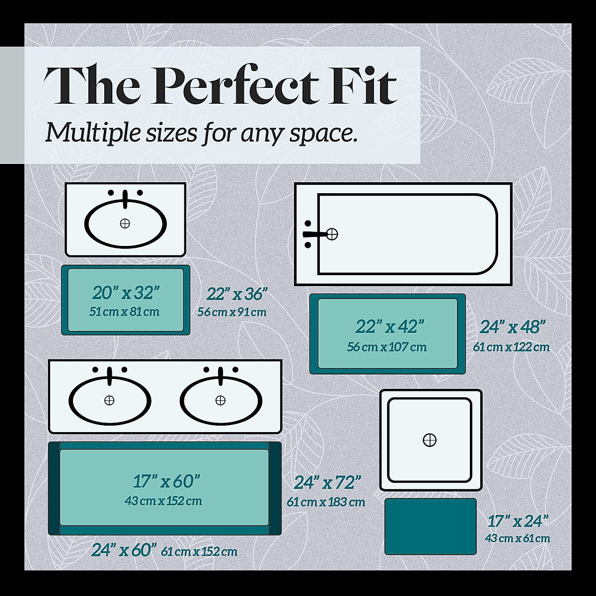 Genteele Bath Mats for Bathroom Non Slip - Red 20" x 32" Memory Foam Bathroom Rugs - Quick Dry Bath Mat