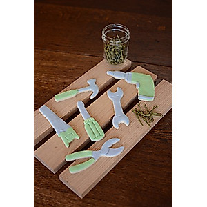 R&M International Construction Tool 6-Piece Cookie Cutter Set, 1-Pack, Metallic