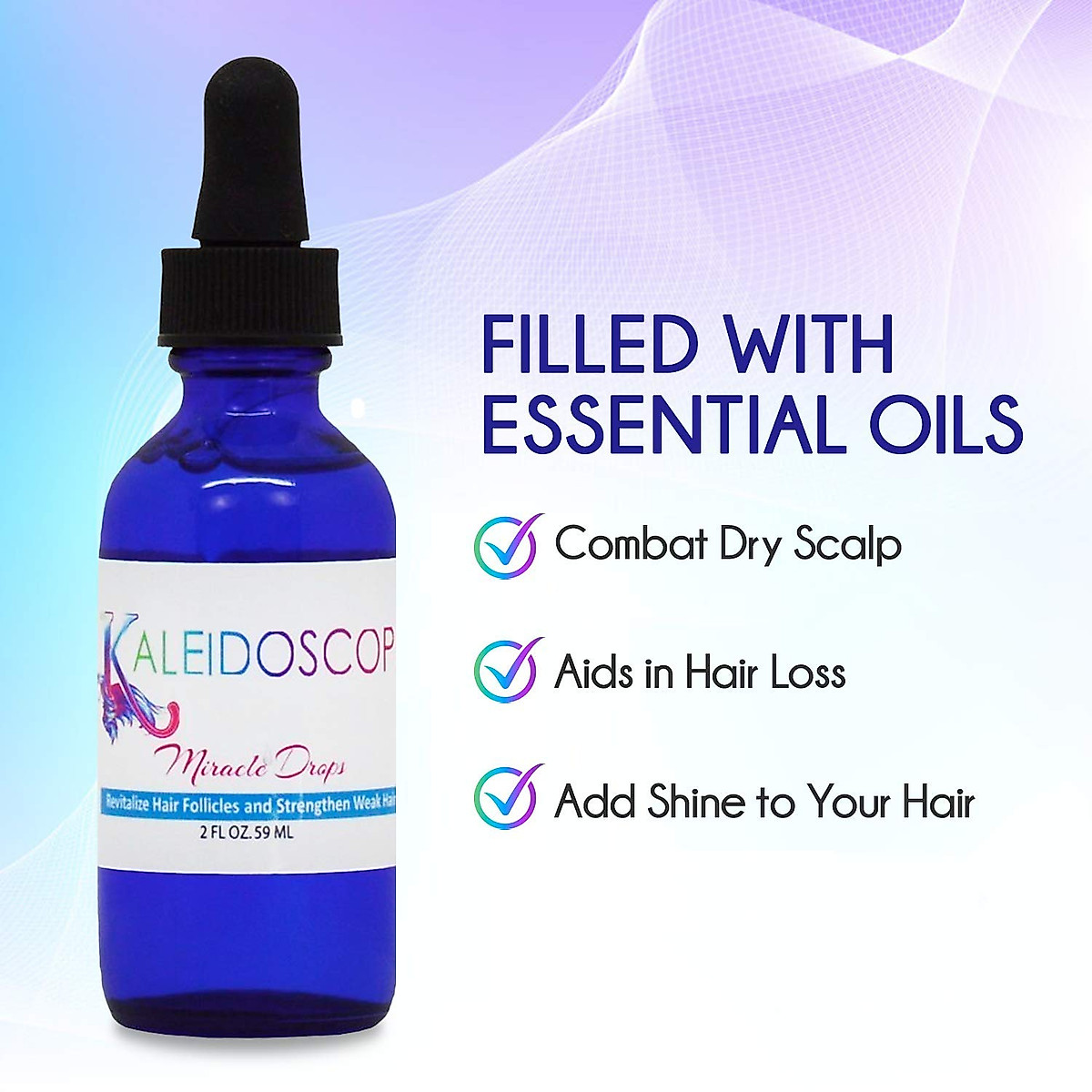 Miracle Drops Hair Oil, 2 Ounces-2 Pack