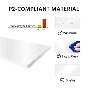 Yaheetech Bathroom Floor Storage Cabinet, Bathroom Freestanding Cabinet with 3 Large Drawers & Adjustable Shelf, 12 x 24 x 32 Inches, White