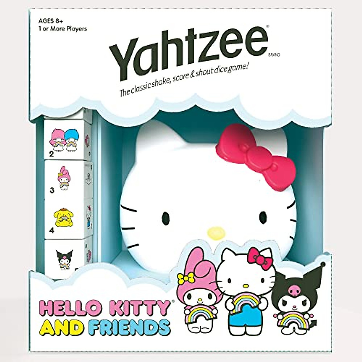 USAOPOLY YAHTZEE: Hello Kitty and Friends | Classic Family Dice Game