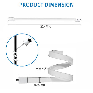 Baby Monitor Mount, 1/4 Threaded Holes Universal Baby Monitor Wall Mount, Flexible Clip Clamp Mount/Long Gooseneck Arm Baby Monitor Stand, No Tools Versatile Twist Holder (Clip Mount)