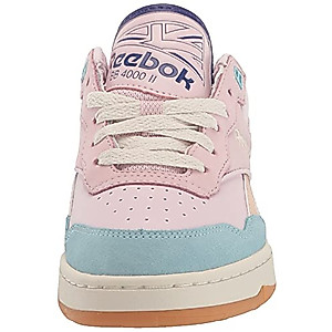 Reebok Women's BB 4000 II Basketball Shoe, Pixel Pink/Vintage Chalk/Blue Pearl, 6 Women