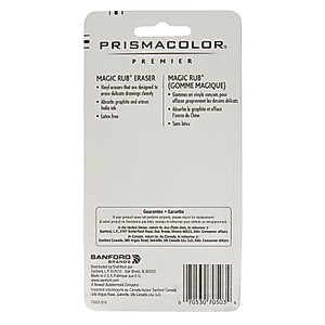 Prismacolor Premier Magic Rub Vinyl Erasers, 3-Count
