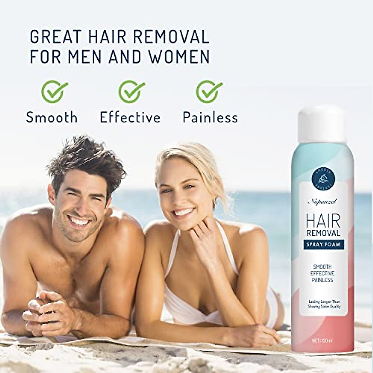 hair removal Spray, Upgraded Foam, Body hair removal for Women, Effective & Painless Cream, Safe Hair Depilatory Cream for Face, Arm, Leg, Armpit Use, Smooth Your Skin