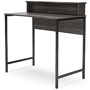 Signature Design by Ashley Freedan Home Office Desk, 36"W x 20"D x 36"H, Dark Gray