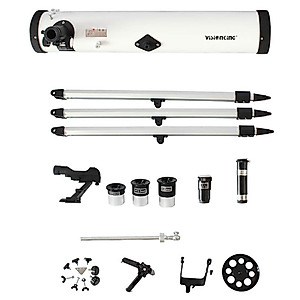 no logo Lvxiuxiu Visionking Astronomy (700 / 76mm) 3 Inch Telescope Newton Reflector Astronomy Space Telescope HD