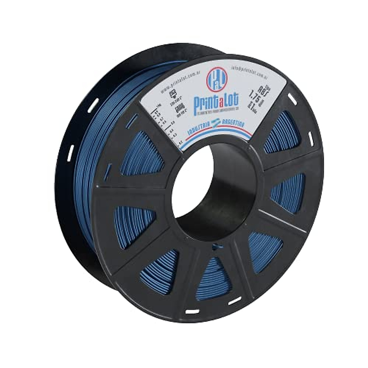 PRINTALOT ABS 3D Printer Filament, Dimensional Accuracy +/- 0.03 mm, 1 KG Spool, 1.75 mm, Cobalt Silk