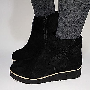 Womens Sandals, Knee High Boots Women Wide Calf Womens Ankle Strap Boots Size 8 Boots Lace Up Booties Waterproof Cow Print Boots Womens Running Shoes Black