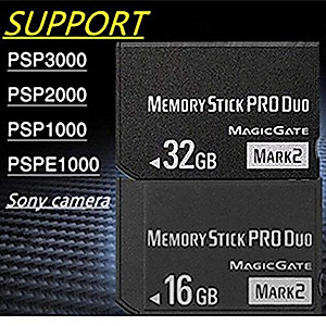 MS16GB High Speed Memory Stick Pro Duo Mark2 16gb for PSP Camera Memory Cards