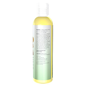 NOW Foods Solutions, Organic Sweet Almond Oil, 100% Pure Moisturizing Oil, Promotes Healthy-Looking Skin, Unscented Oil, 8-Ounce