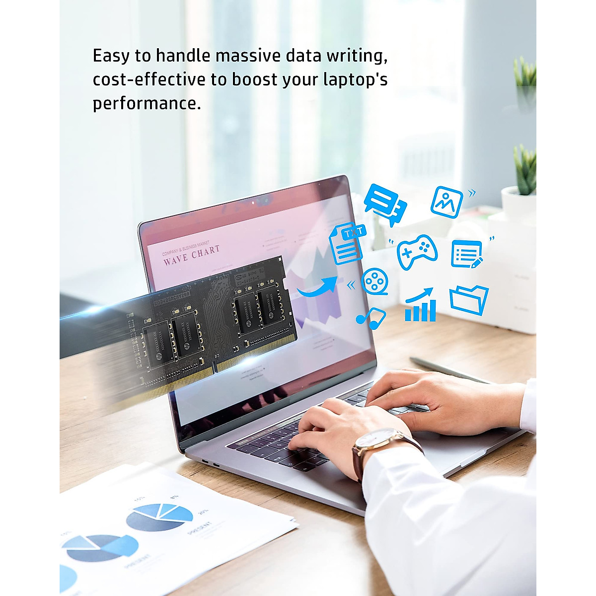 HP S1 RAM 16GB Kit (8GBx2) DDR4 2666MHz CL19 Laptop Memory - 8NN19AA#ABC