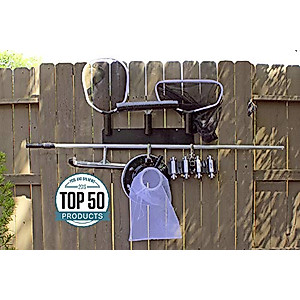 Poolmaster Swimming Pool Maintenance Tool Organizer, Black