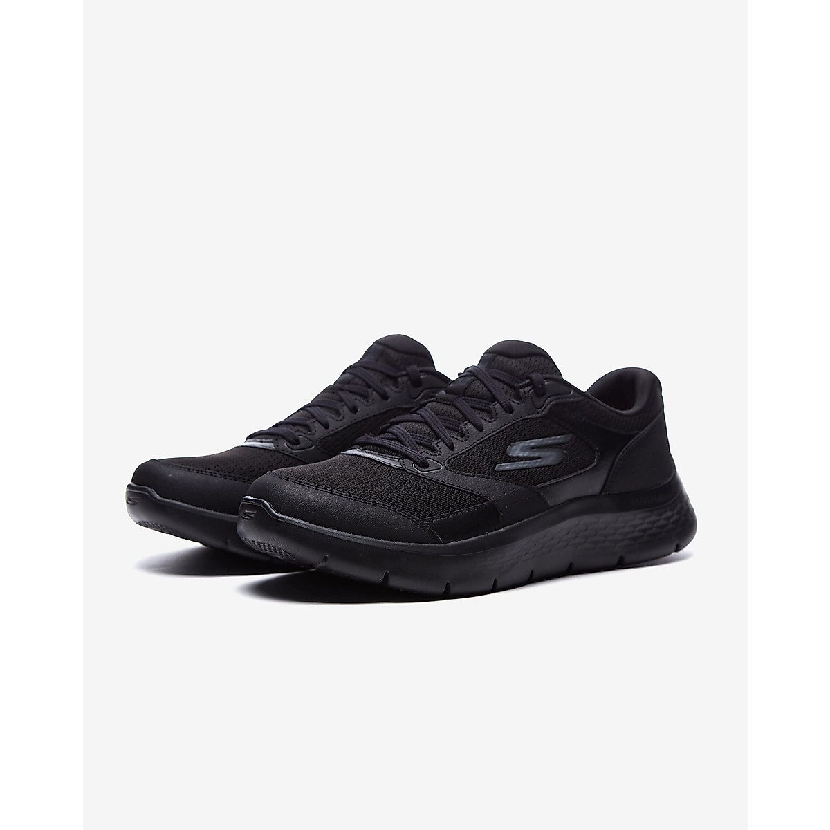 Skechers Men's Gowalk Flex-Athletic Workout Walking Shoes with Air Cooled Foam Sneakers, Black 1, 12.5