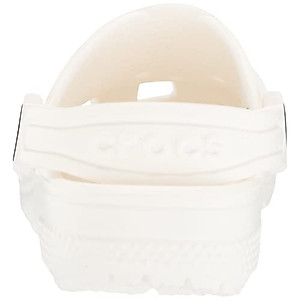 Crocs Kids' Classic Clog , White/White, 12 Little Kid