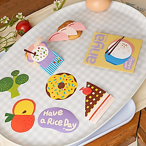 LivLab Rice Dispenser 5 Lbs Storage Container Bin with Measuring Cup Food Cereal Container Bins Household for Kitchen Pantry Organization (Pink-Green)