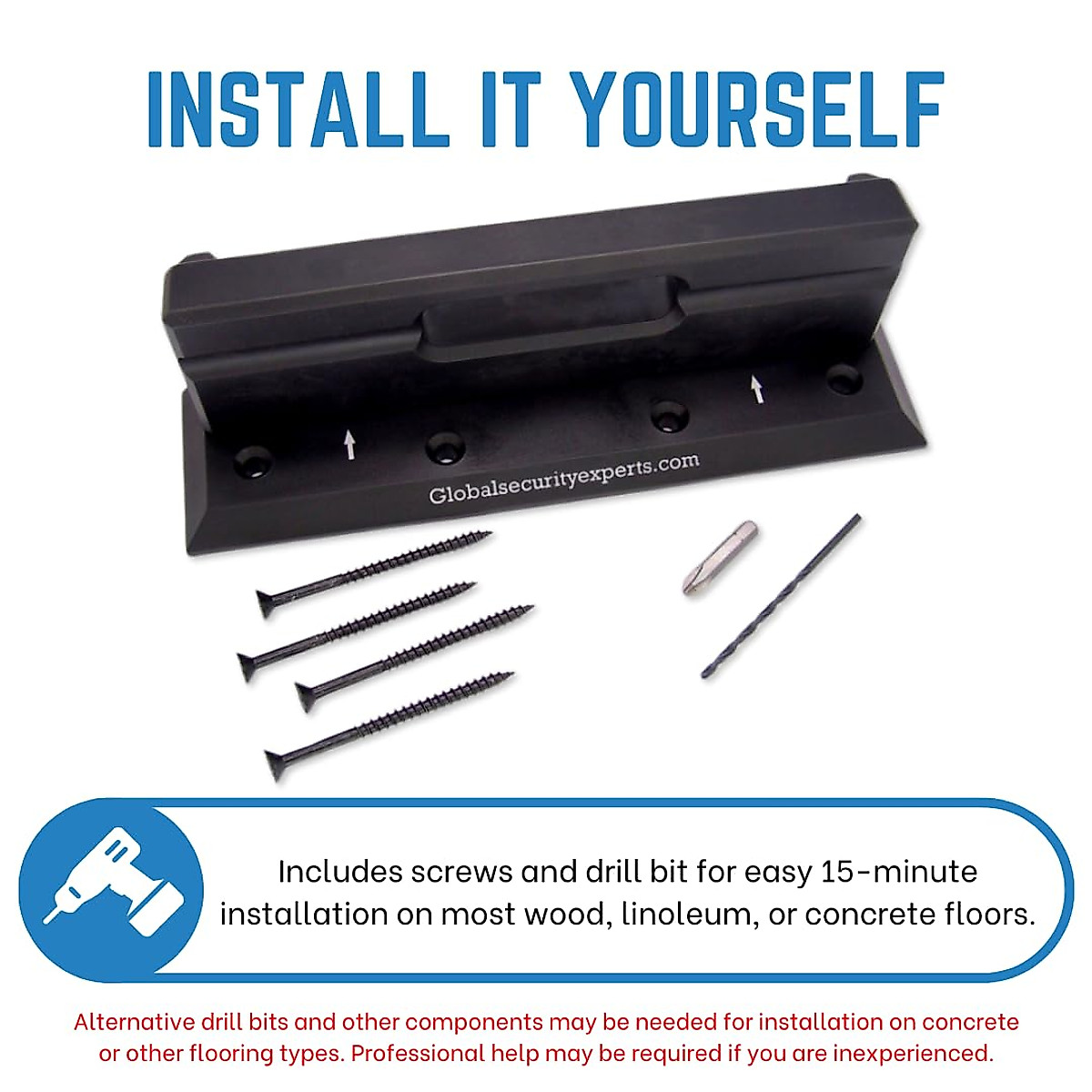 OnGUARD Security Door Brace | Door Barricade | Prevents Home Invasions, Burglaries & looters | OnGARD Withstands up to 3000 Lbs of Violent Force | French Door Security |