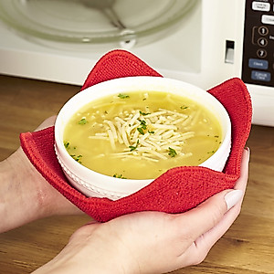 MSR Imports Cloth Microwave Bowl Huggers for Holding Hot Dishes - Set of 4