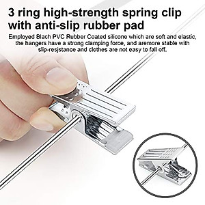 TIMMY Velver Hangers with Clips (20 Pack) Hangers Non Slip Velvet Clothes Hangers,Ultra Thin Pants Hangers,Skirt Hangers with 360°Swivel Hooks(Black)