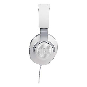 JBL Quantum 100 - Wired Over-Ear Gaming Headphones - White, Large