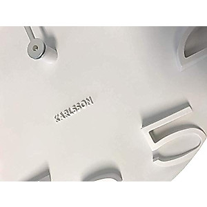 Present Time Karlsson On The Edge Wall Clock, White