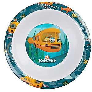Octonauts 5 Pc Mealtime Feeding Set for Kids and Toddlers -Includes Plate, Bowl, Cup, Fork and Spoon Utensil Flatware -Durable, Dishwasher Safe, BPA Free -Perfect for Back to School, Travel, On-the-go