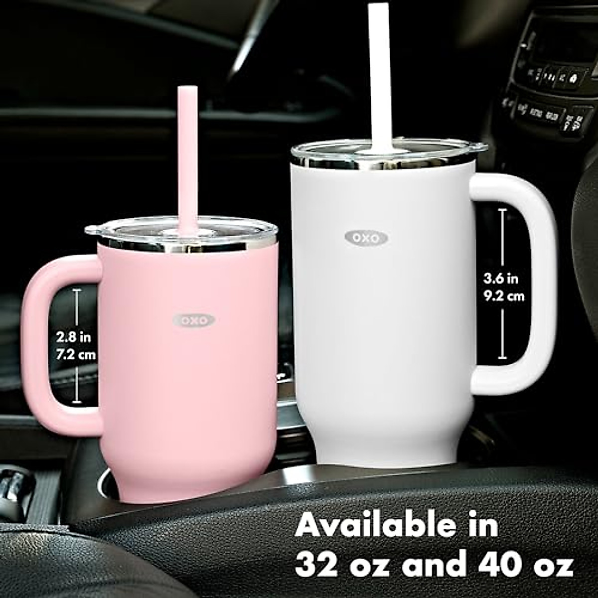 OXO Strive XL Tumbler with Handle – 40 oz. – Onyx