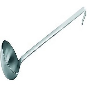 Piazza X-Large Multipurpose Stainless Steel Ladle With Hooked Handle, 25 Inch