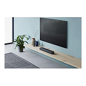 Sony S200F 2.1ch Soundbar with built-in Subwoofer and Bluetooth Home Theater Audio for TV, (HT200F), easy setup, compact, home office use with clear sound black
