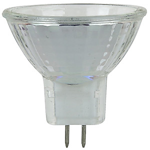 Sunlite 40765 MR11 Halogen Reflector Bulb, 10 Watt, 30° Narrow Flood, 12 Volt, 110 Lumens, 2000 Hour Life Span, Dimmable, GU4 Base, Cover Guard, 3200, ANSI JCR, Ceiling Fixtures, Lanterns 6-Pack