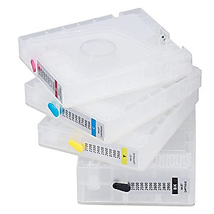 Walfront 4Pcs Ink Cartridge Printer Cartridge Inkjet Cartridge Accessory Set Kit for MAXIFY IB4050 Ib4150 MB5050 MB5150