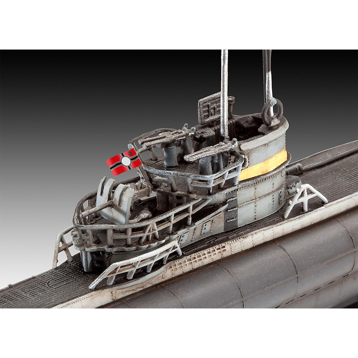 Revell RV05154 05154 5154 German Submarine Type VII C/41 1: 350 Plastic Model Kit, Various