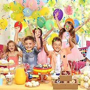 Moretoes 15pcs 6x6x3in Cookie Boxes with Window, Bakery Boxes Kraft Paper Treat Boxes Small Cake Box for Dessert Pastry Pie Donuts, Brown