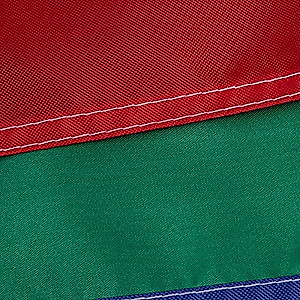 Gay Pride Rainbow Flag 3x5 FT,Heavy-Duty 420D Nylon Outdoor Gay Flag,Sewn Stripes UV Fade Resistant and Tough Brass Grommets（3 by 5 Foot)