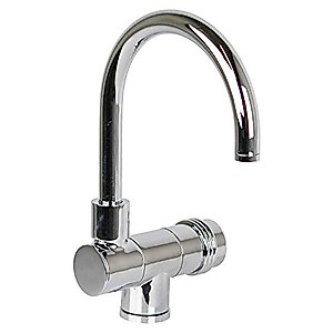 ITC Manufacturers' Select Chrome 7.5" X 4" Fold-Down Bar Cockpit Faucet, Faucet Head for Boats and RVs (97261-CP) (B07SBX4KS9)