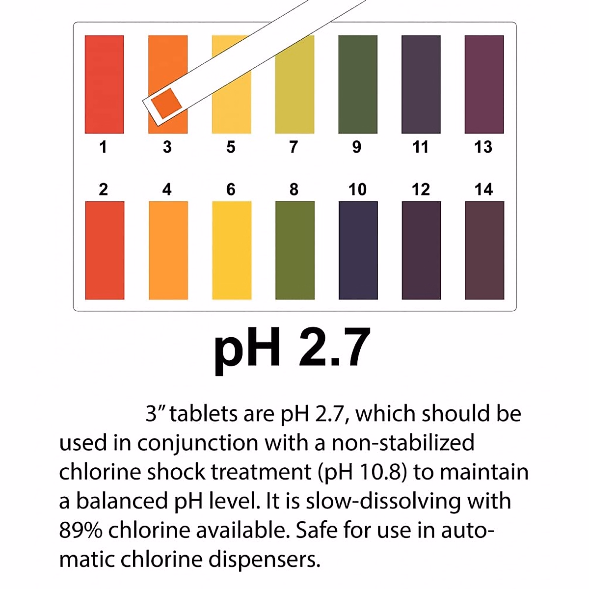 C3 3'' Stabilized Chlorine Tablets for Swimming Pool and Spa, Individually Wrapped, Slow Dissolving, 50 lbs, 204550