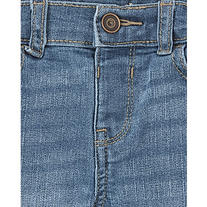 The Children's Place Baby and Toddler Boys Stretch Denim Shorts, Blue, 4T