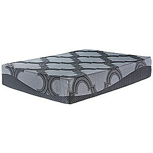 Signature Design by Ashley California King Size 12 Inch Hybrid Mattress with Cooling Gel Memory Foam and Lumbar Support Form