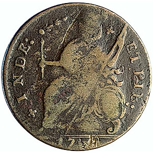 1787 1787 USA US Connecticut Coppers - JARVIS & CO Auc coin Good