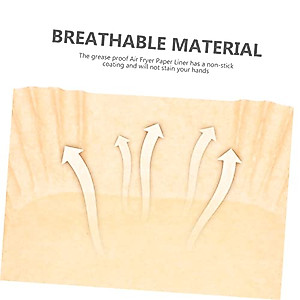 UPKOCH 100pcs Air Fryer Liner Disposable Underpads Round Parchment Paper Square Baking Pan Oven Baking Accessories Air Fryer Liner Trays Parchment Paper for Baking Air Fryer Accessories