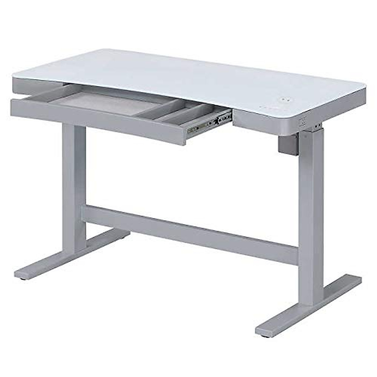 TRESANTI Adjustable Height Desk, White