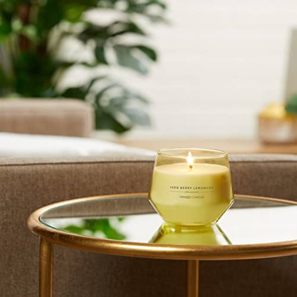Yankee Candle Studio Medium Candle, Iced Berry Lemonade, 10 oz, Home Décor