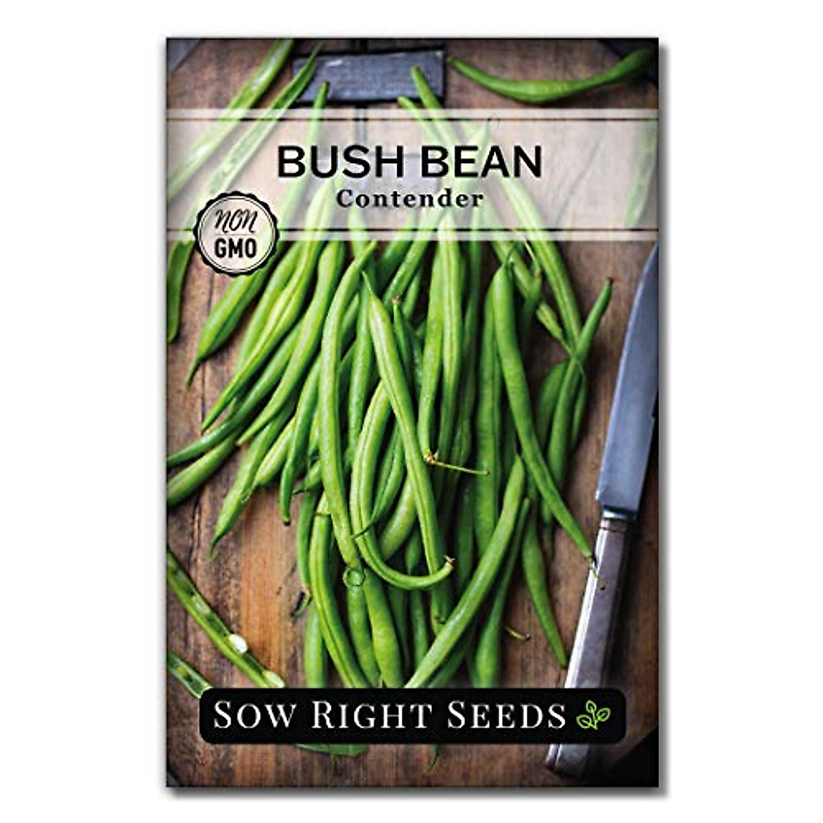 Sow Right Seeds - Bean Mix Seed Collection for Planting - Individual Packets Kentucky Wonder, Henderson Lima and Contender Bush Beans, Non-GMO Heirloom Seeds to Plant an Outdoor Home Vegetable Garden