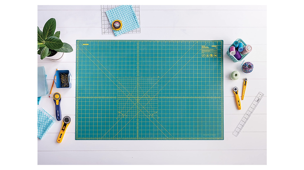OLFA 24" x 36" Self-Healing Rotary Cutting Mat for Quilting & Crafts