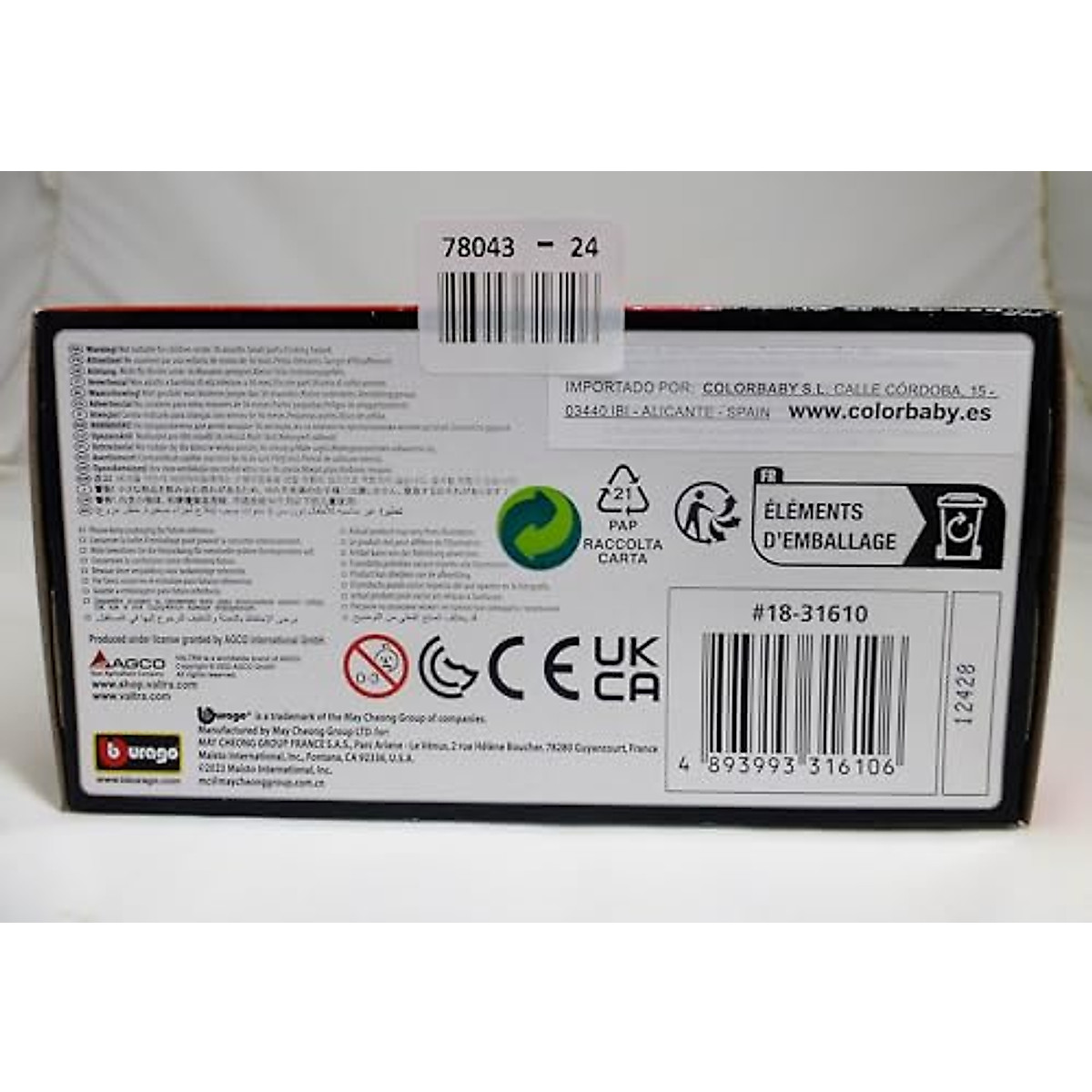 Burago Tractor New Holland Model T 7.315 Motorized (18-31612)