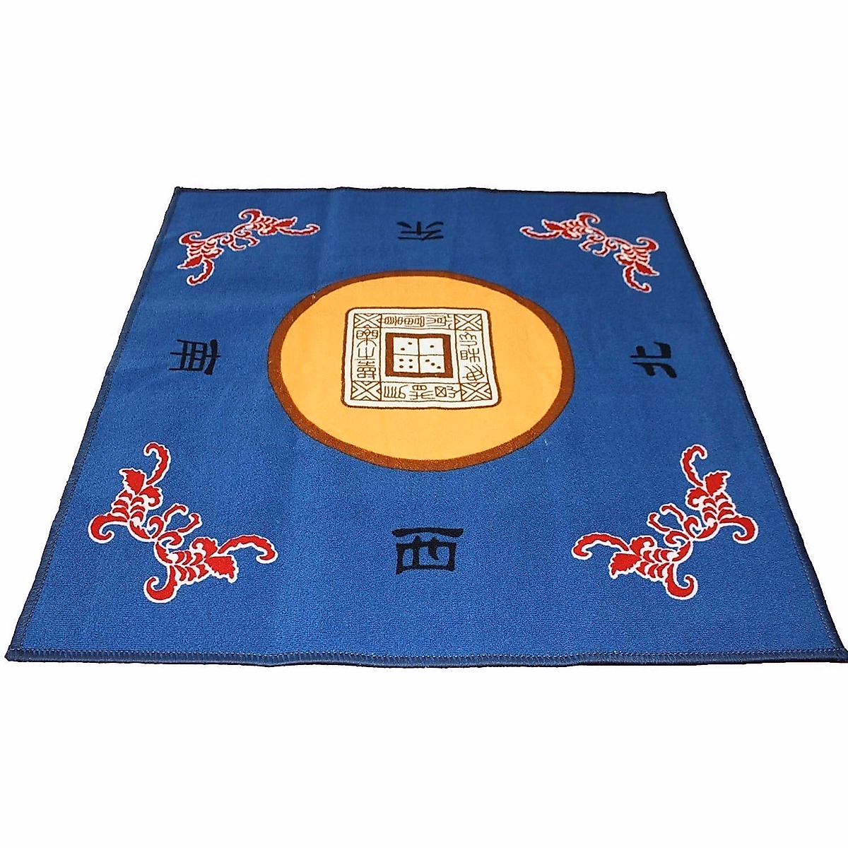 HengKaiSing 31.5" Table Cover - Slip Resistant Mahjong Game/Poker/Dominos/Card Tablecovers Table Top Mats 2 Pack (at Random Colors)