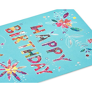 American Greetings Birthday Card for Her (Floral Happy Birthday)