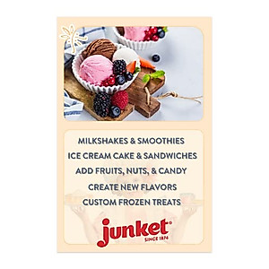 Junket Ice Cream Mix Very Vanilla, 4 Ounce (Pack of 2)
