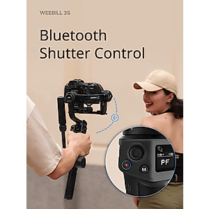 ZHIYUN Weebill 3S Combo Gimbal Stabilizer for DSLR and Mirrorless Camera Canon/Nikon/Sony/Panasonic/Fujifilm, Native Vertical Shooting,Extendable Sling Grip